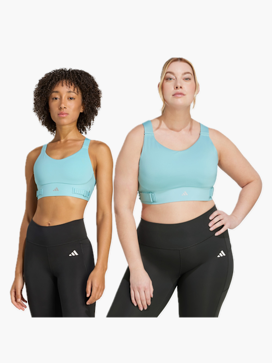 adidas FastImpact Luxe Run High-Support Sport-BH turquoise | DEICHMANN