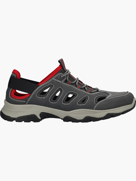 Rieker Herren Slipper Grau