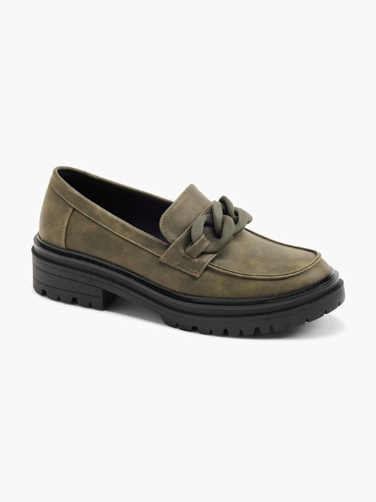 Catwalk Loafer Khaki | DEICHMANN