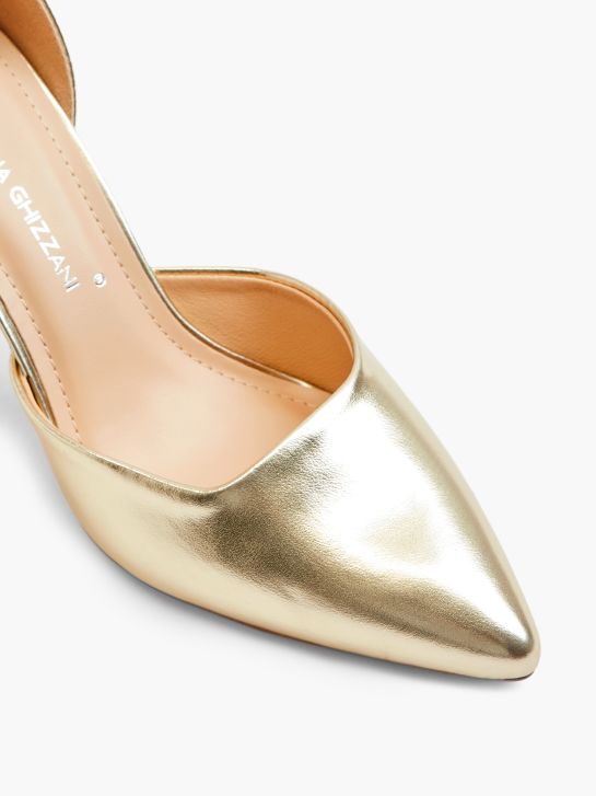 Claudia Ghizzani Lodičky s řemínkem Zlatá | DEICHMANN