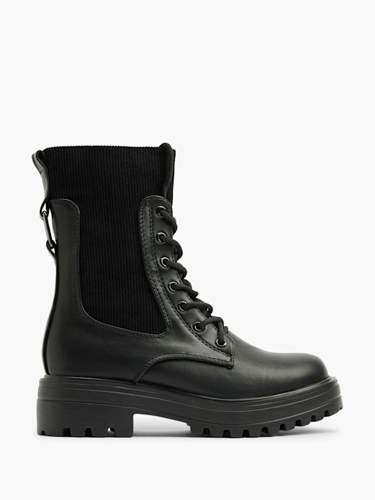 Catwalk Ghete cu șireturi Negru | DEICHMANN