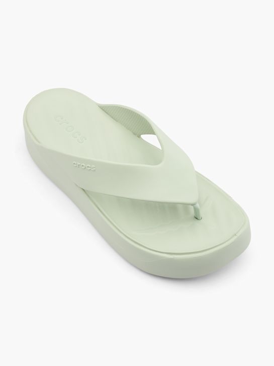 Crocs Chinelo separador de dedos Verde | DEICHMANN
