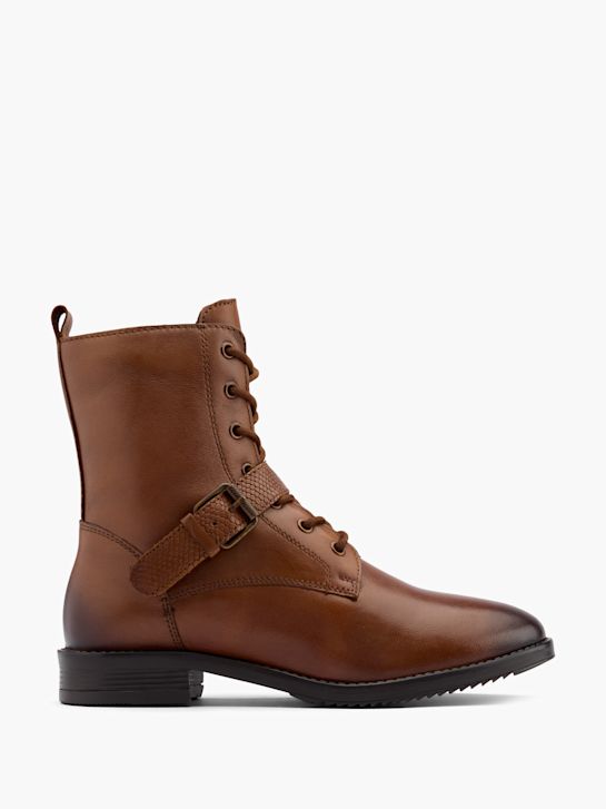 CAFE MODA Schnürboots Cognac | DEICHMANN