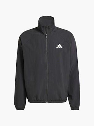 adidas Essential Windbreaker mit kleinem Logo Schwarz | DEICHMANN