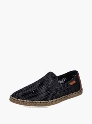 Rieker Herren Slipper Schwarz