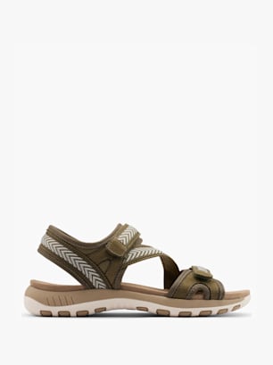 Landrover Fashion trekkingsandal Grön | DEICHMANN